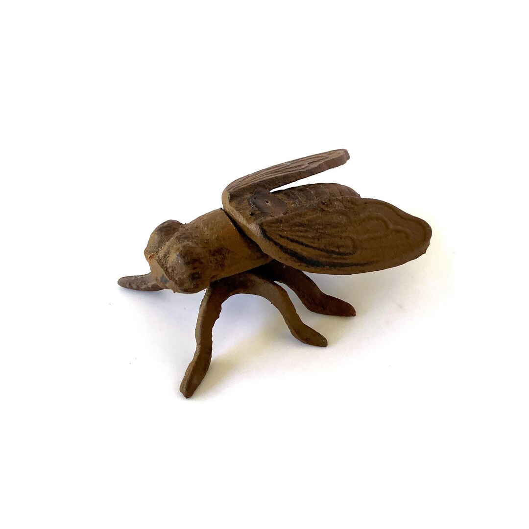 Vintage Cast Iron Fly Figurine - Etsy