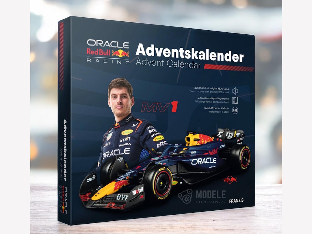 Racing F1 Advent Calendar | 1:43 Scale RB20 Model Kit | for Racing Fans ...