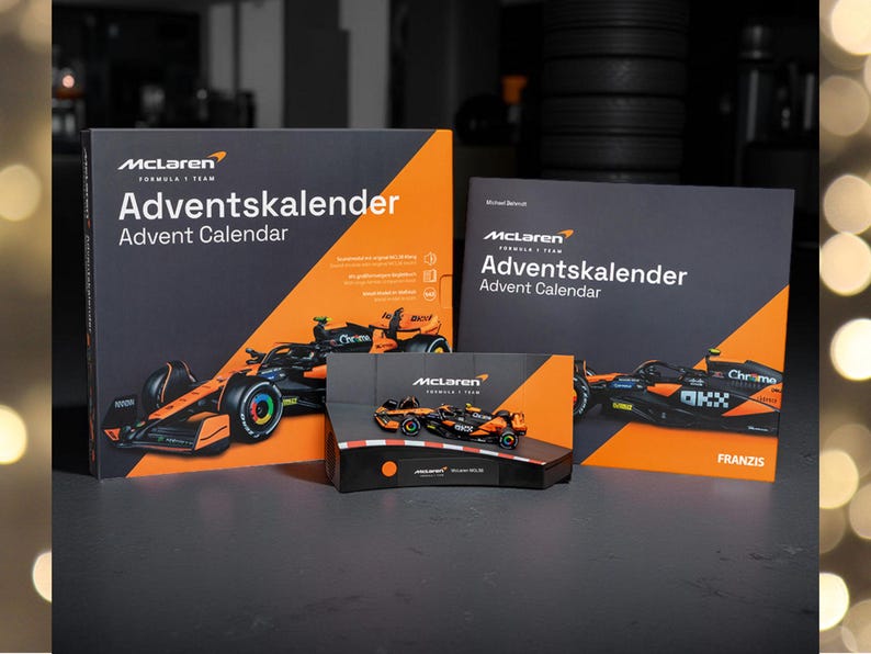 Mclaren F1 Advent Calendar | 24-day Build Kit With 1:43 Model Car ...