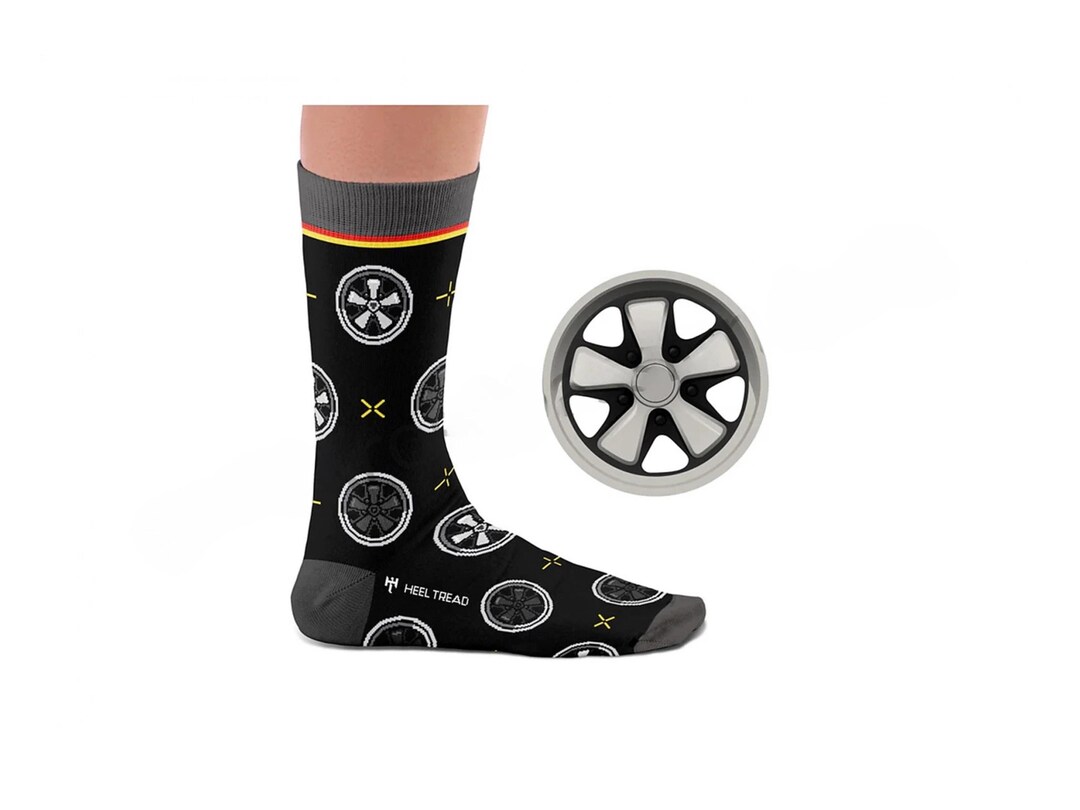 Porsche Racing Socks, Fuchs Rim Socks – Classic 911 Wheel Design ...