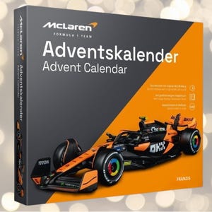 Mclaren F1 Advent Calendar | 24-day Build Kit With 1:43 Model Car ...