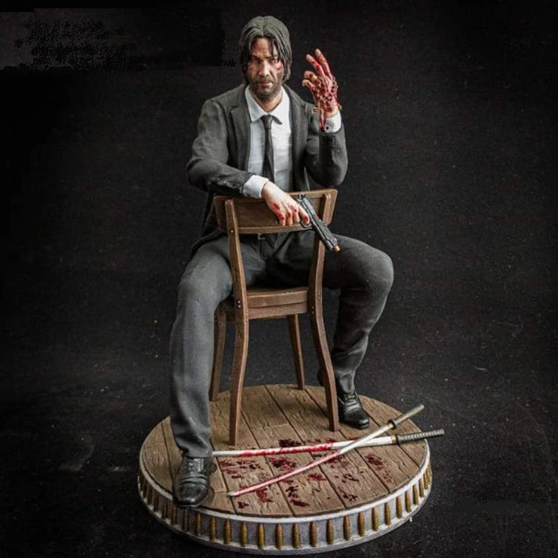 John Wick STL Movie Character 3D Printer Files 3D STL File - Etsy Australia