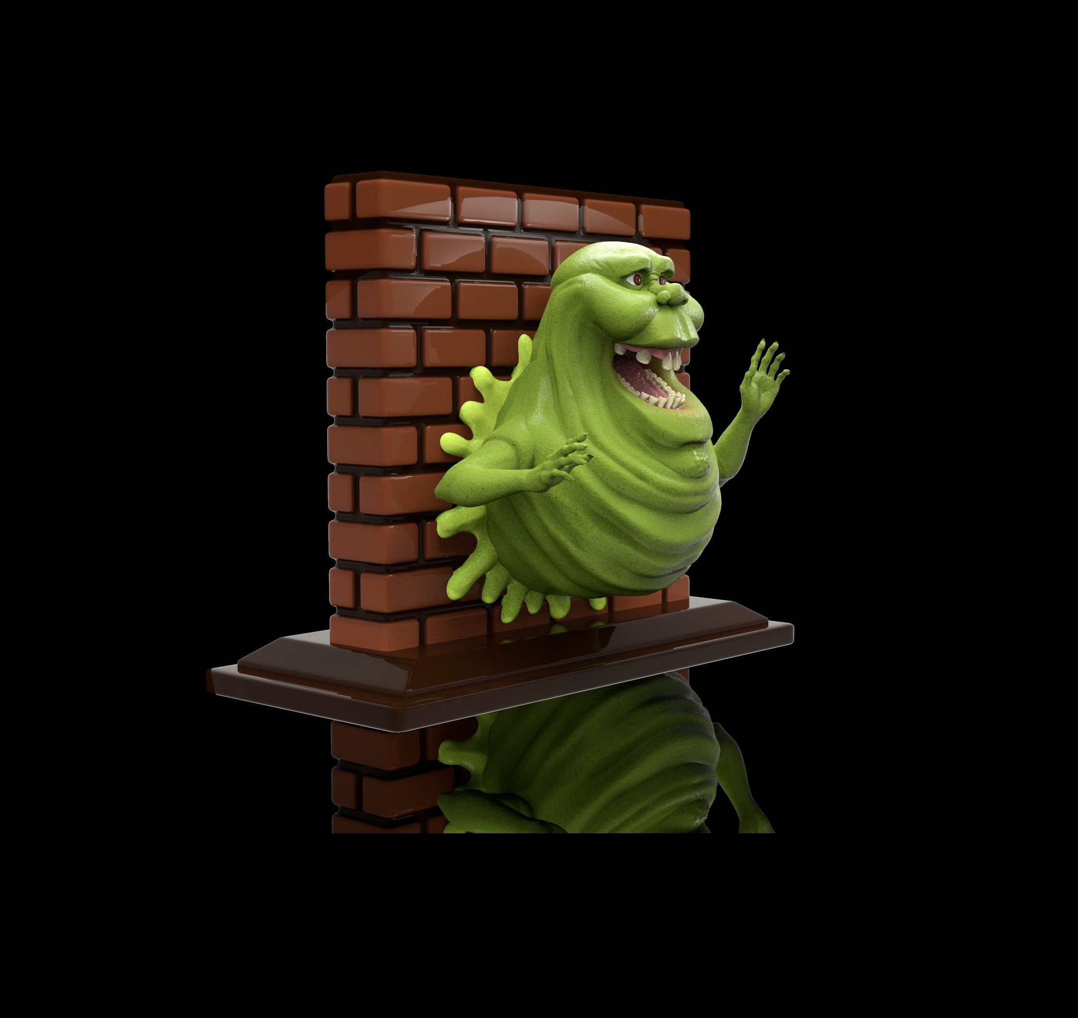 Slimer Desktop 3D Printer Files 3D STL File - Etsy