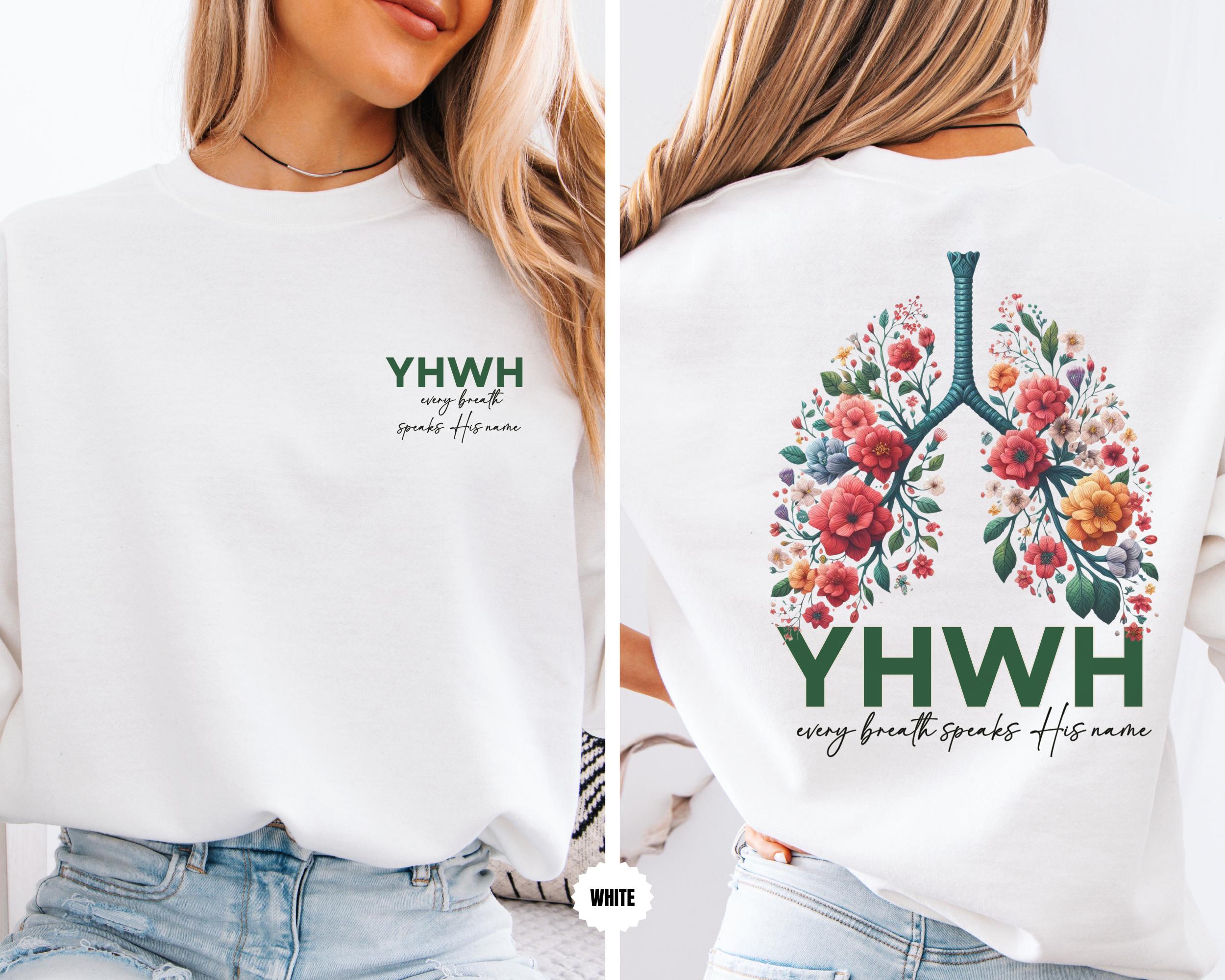 YHWH Lungs Christian Every Breath Speaks His Name Bible Verse Hebrew ...