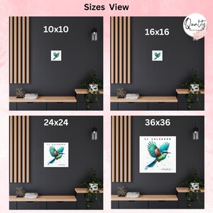 Torogoz Proud Flying El Salvador Gallery Canvas Wraps, El Salvador Art ...