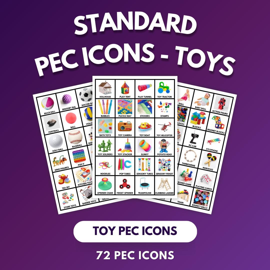 Standard PEC Icons Toys - Etsy