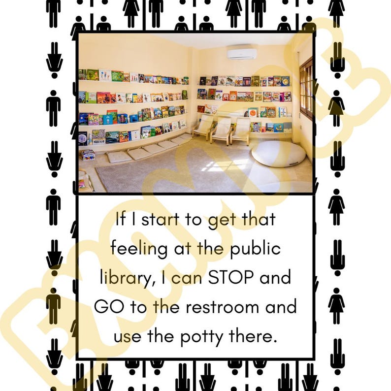 I Can STOP and GO Anywhere | Social Story on Potty Training in the ...