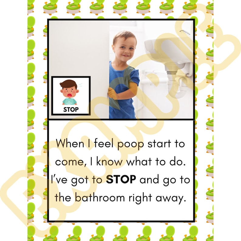 Bye Bye Poop! | A Social Story on Pooping in the Potty for Children ...