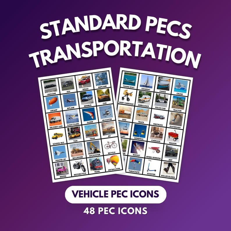 Standard PEC Icons Transportation - Etsy
