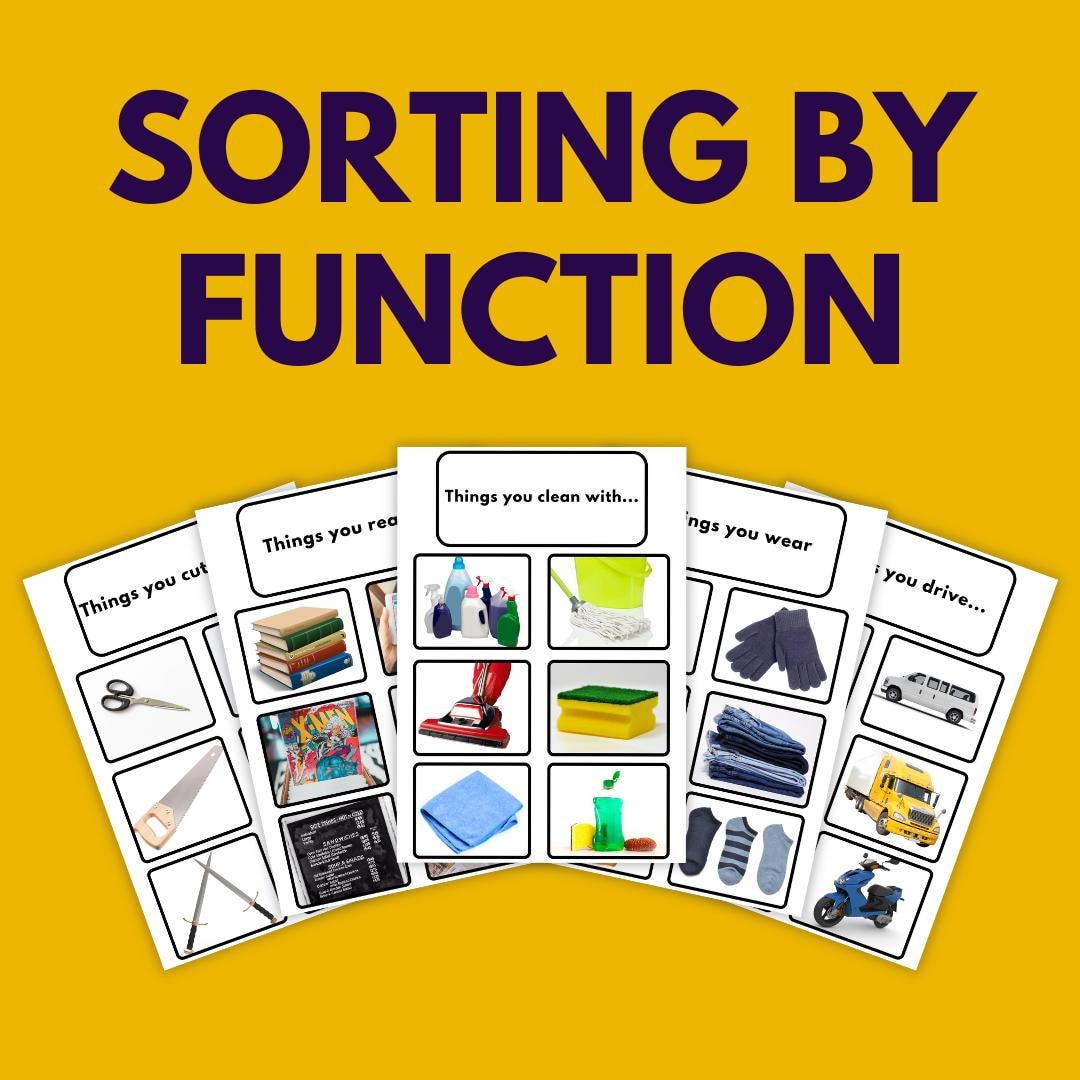 Sorting by Functions (6 Different Functions + 72 Pictures) - Etsy