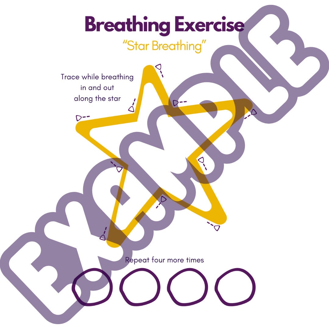 Printable Breathing Exercises - Etsy