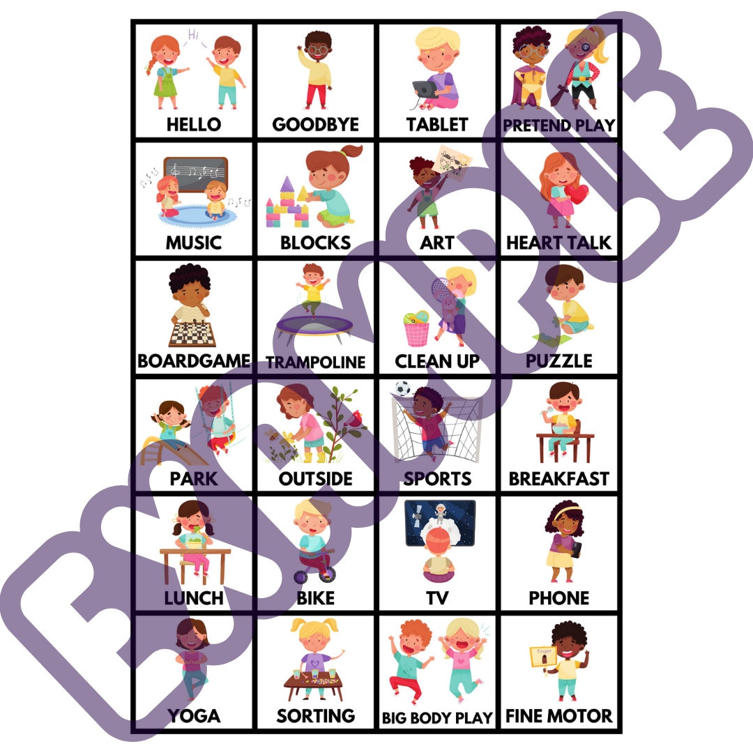 Visual Schedules With Boards & Icons - Etsy