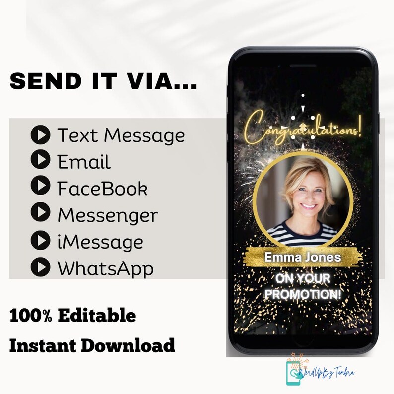 Congratulations Party Invitation: Editable Animated Video Evite ...