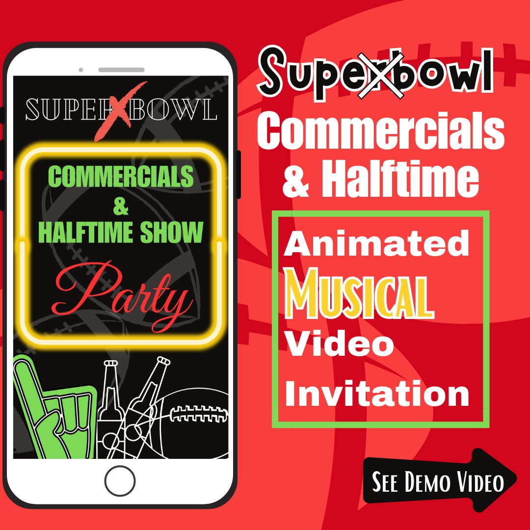 Humorous and Memorable Super Bowl Commercials & Halftime Show Party ...
