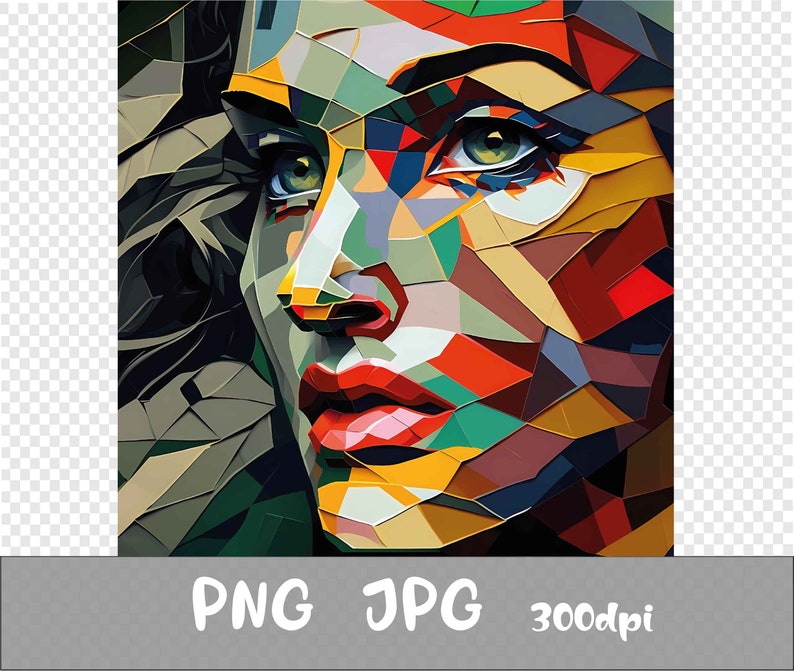 Cubism Png, Lady Face Png, Sublimation Shirts, Butterfly Clipart, Clip ...