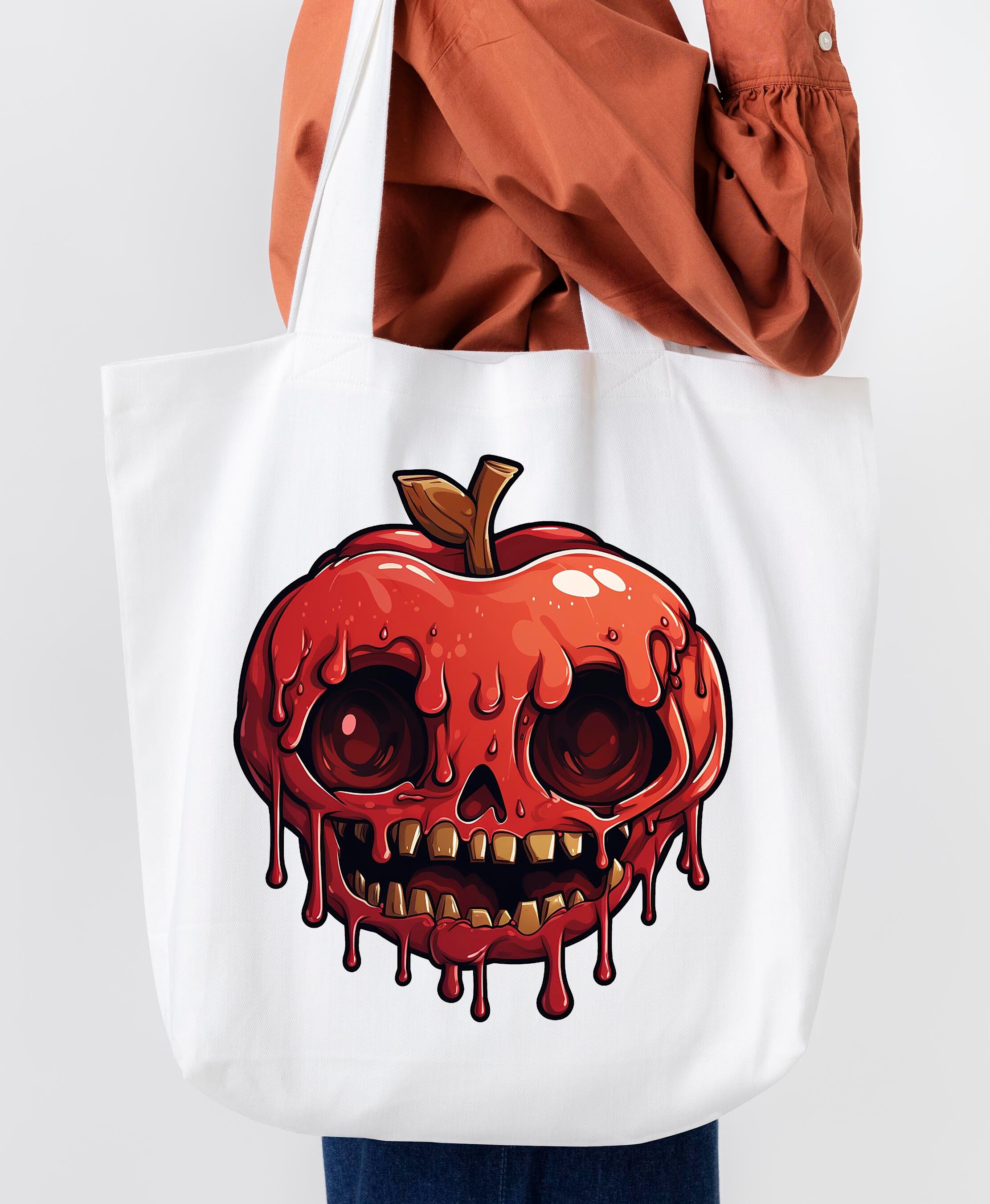 Poison Apple Png, Skull Png, Horror Png, Scary Watercolor Clipart ...