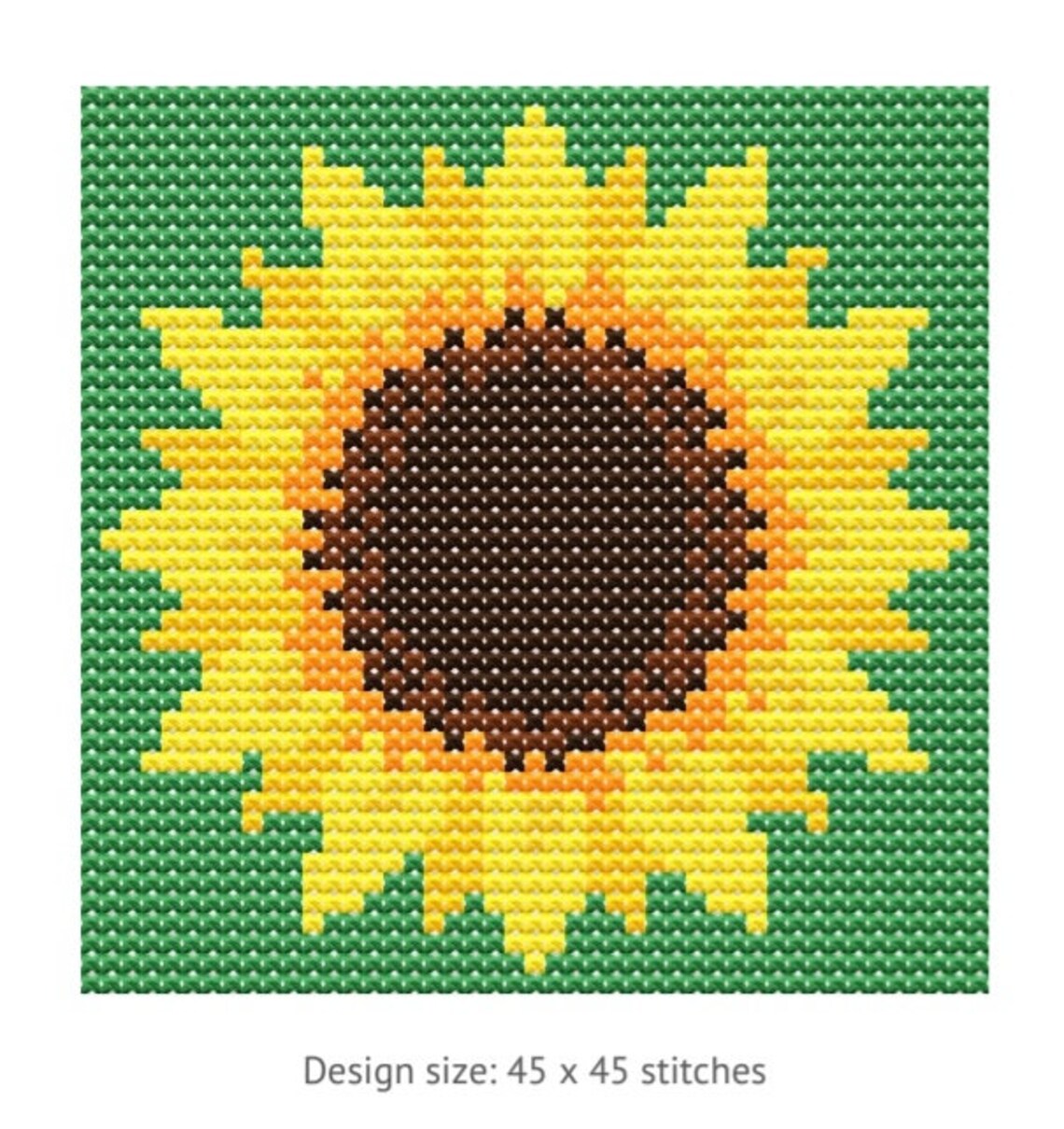 Hidden Disability Sunflower Cross Stitch Pattern - Etsy