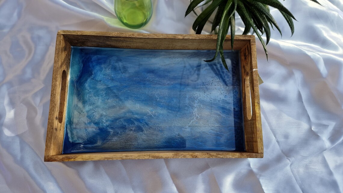 Wooden Tray I Serving Tray I Epoxy Resin Tray I Gift I Decoration I ...