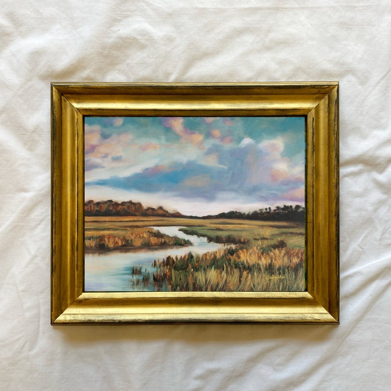 Marsh Painting Print Landscape Oil Painting Print Oil - Etsy