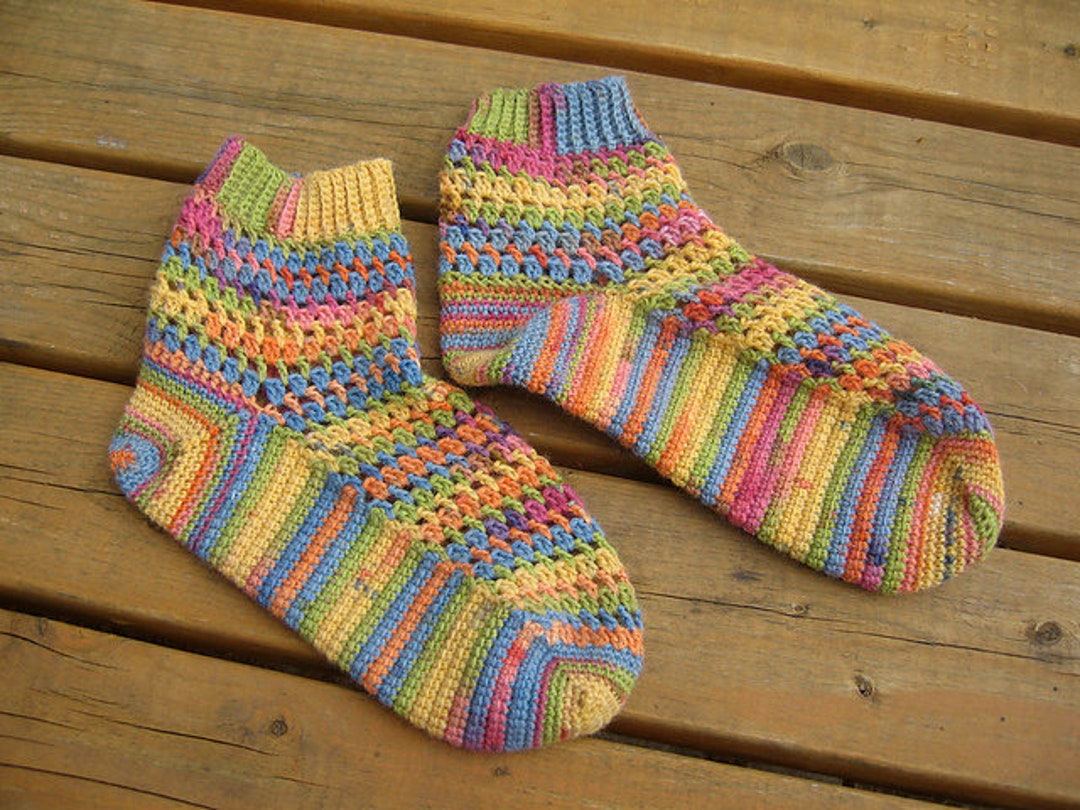 CROCHET PATTERN, Crochet Socks Pattern, Crocheted Socks - Etsy