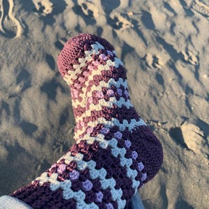 CROCHET PATTERN, Crochet Socks Pattern, Granny Socks Pattern, Crocheted Socks - Etsy
