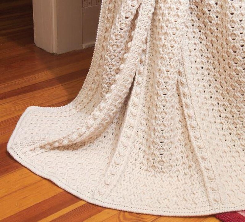 CROCHET PATTERN, Vintage Afghan Pattern, Vintage Bedspread Pattern ...