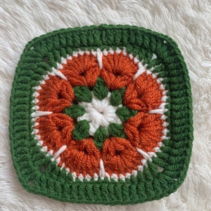 CROCHET PATTERN, African Flower Crochet Pattern, African Flower Granny ...