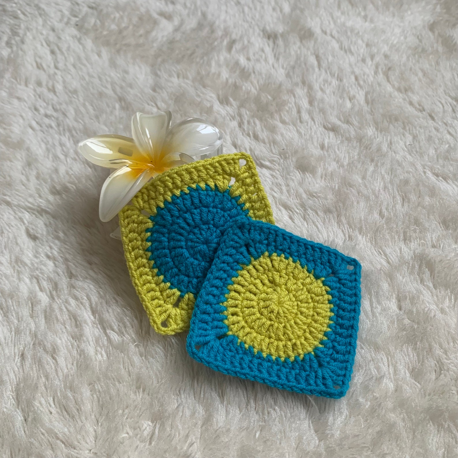 Crochet Pattern Solid Granny Square Pattern Crochet Pattern Circle