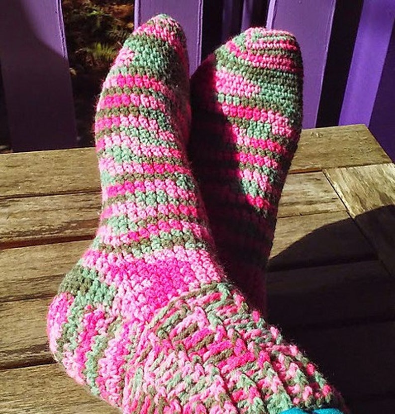 CROCHET PATTERN, Crochet Socks Pattern, Crocheted Socks - Etsy
