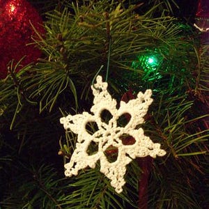 CROCHET PATTERN, Crochet Snowflake Appliques, 6 in 1, Snowflake ...