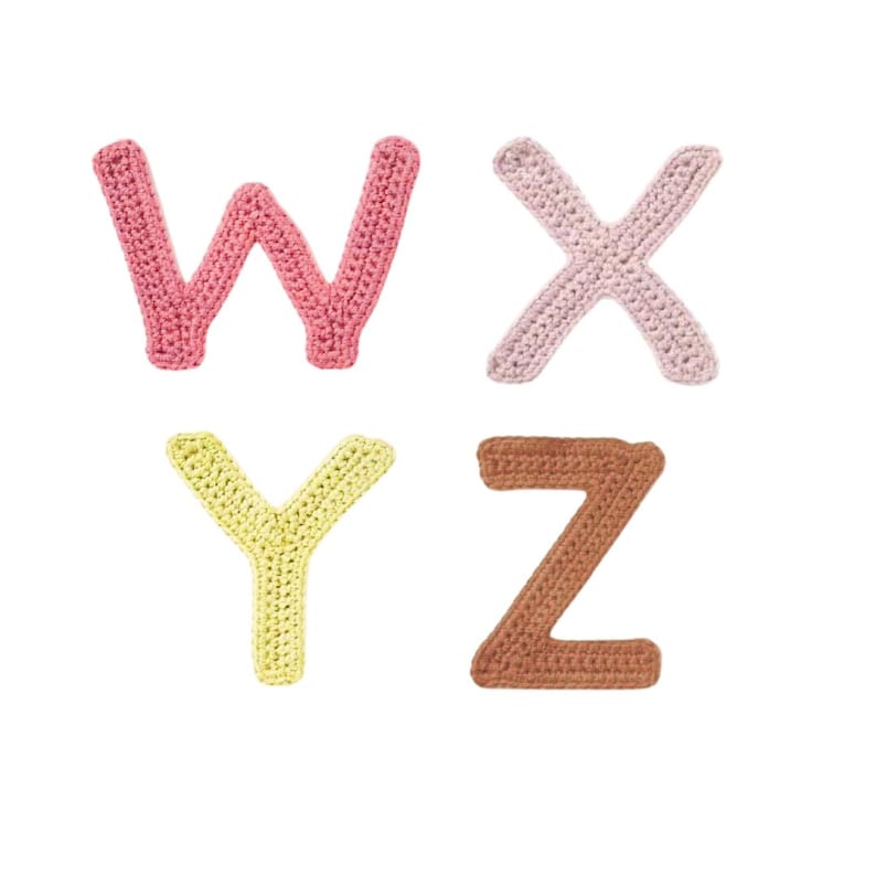 CROCHET PATTERN, Alphabet PATTERN, Crochet Letters Pattern, Alphabet ...