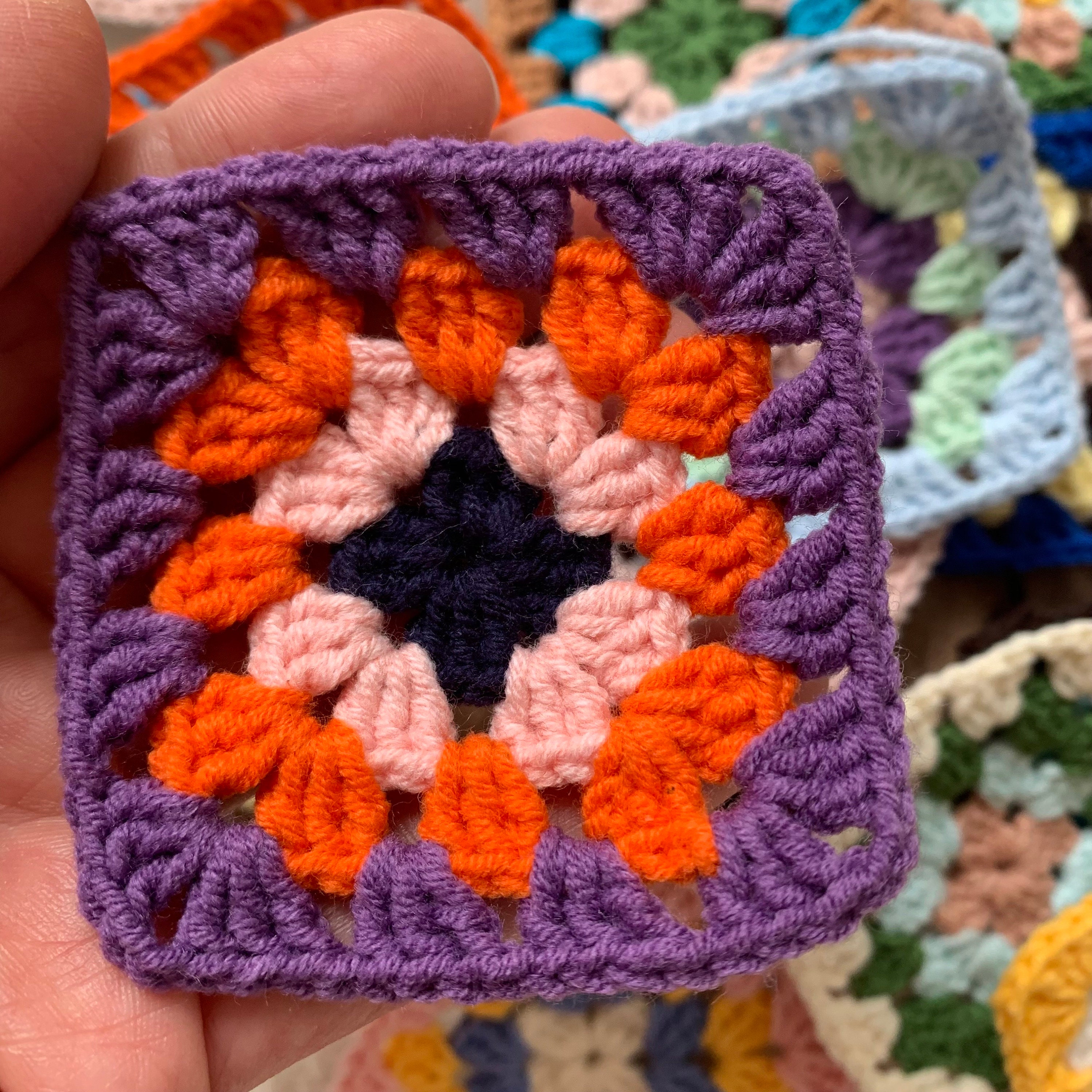 Crochet Pattern Easy Crochet Granny Square Pattern Beginner Crochet