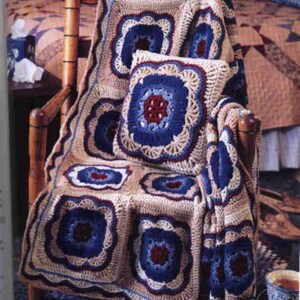 CROCHET PATTERN, Moroccan Tile Afghan Pattern, Moroccan Tile Pillow ...