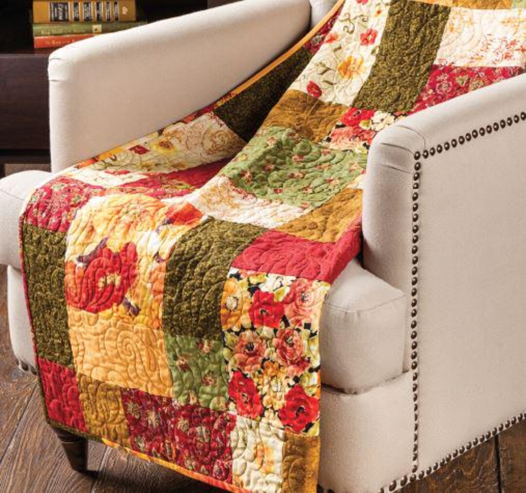 QUILT PATTERN, Scrap Quilt Pattern, Vintage Quilt Pattern, Patchwork ...