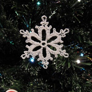 CROCHET PATTERN, Crochet Snowflake Appliques, 6 in 1, Snowflake ...