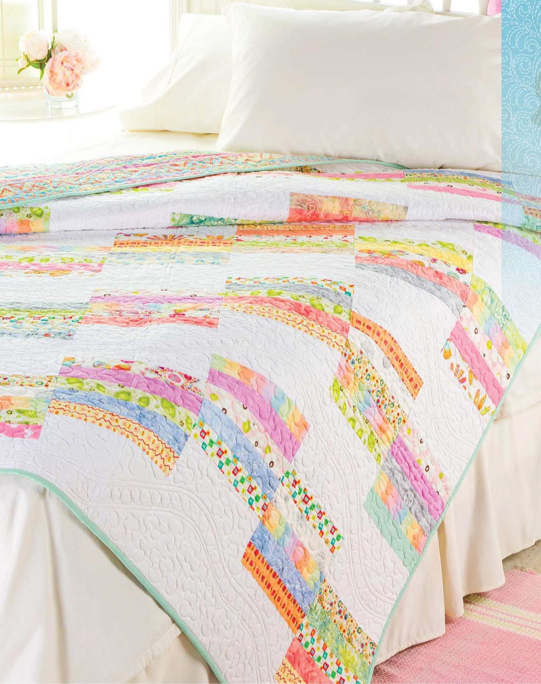 QUILT PATTERN, King Size Quilt Pattern, Scruppy Quilt Pattern, Summer ...