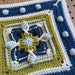CROCHET PATTERN, Starburst Square Pattern, Crochet Square Pattern ...