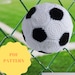 CROCHET PATTERN, Crochet Soccer Ball, Soccer Ball With Instructions and ...