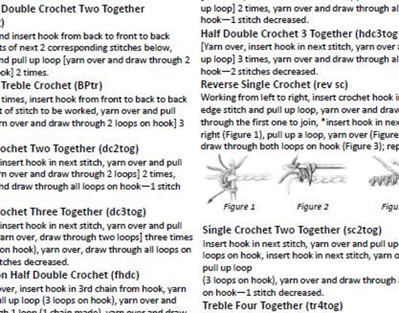 Crochet Basics, Beginner Crochet Instructions Printable, Learn How to ...