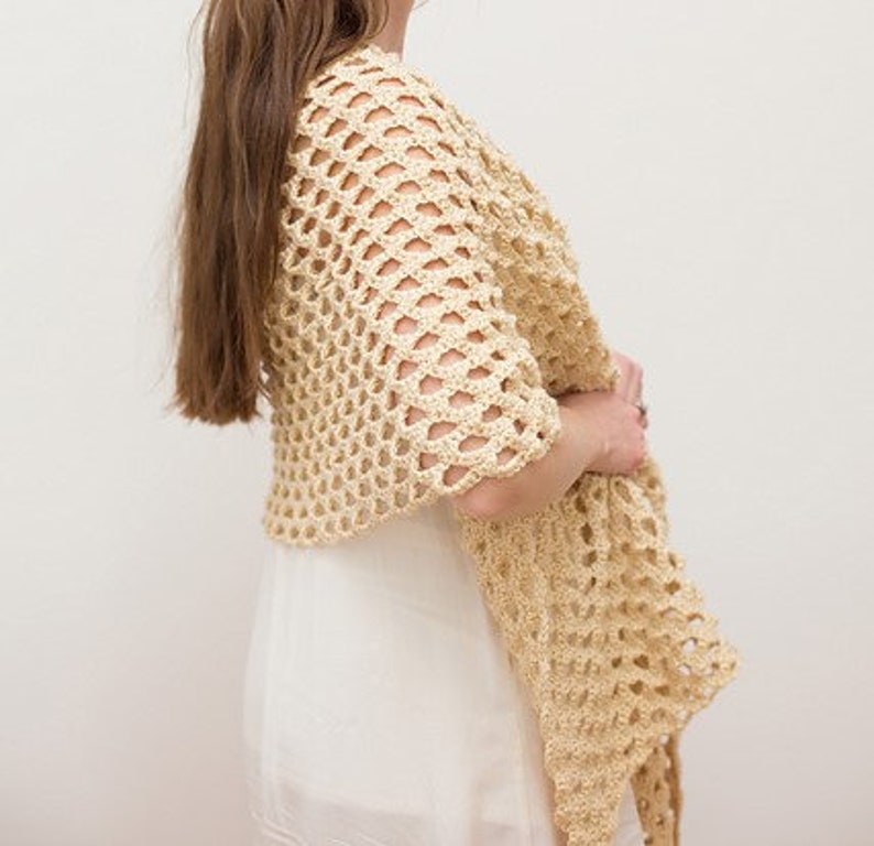 CROCHET PATTERN, Shawl Crochet Pattern, Crochet Cape Pattern, Easy ...