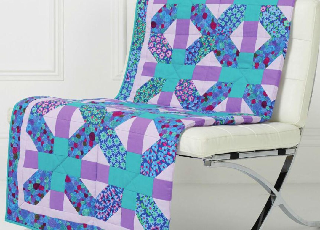 QUILT PATTERN, Bedding Quilt Pattern, Scruppy Quilt Pattern, Summer ...