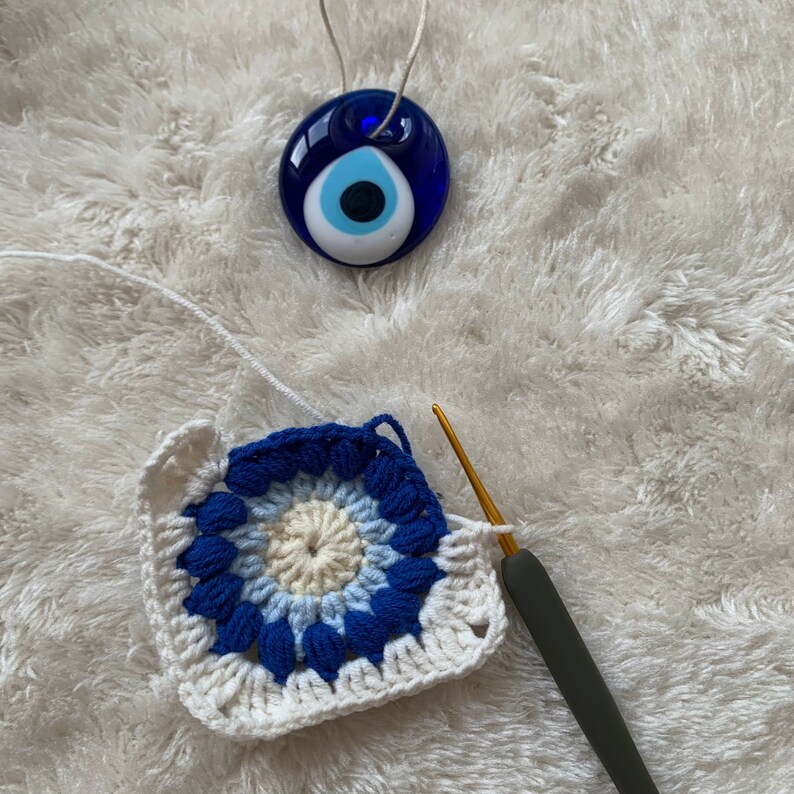 CROCHET PATTERN, Starburst Square Pattern, Crochet Granny Square ...