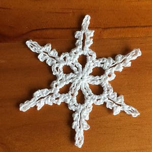 CROCHET PATTERN, Crochet Snowflake Appliques, 6 in 1, Snowflake ...