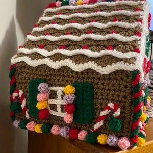CROCHET PATTERN, Gingerbread House Crochet Pattern, Vintage Christmas ...