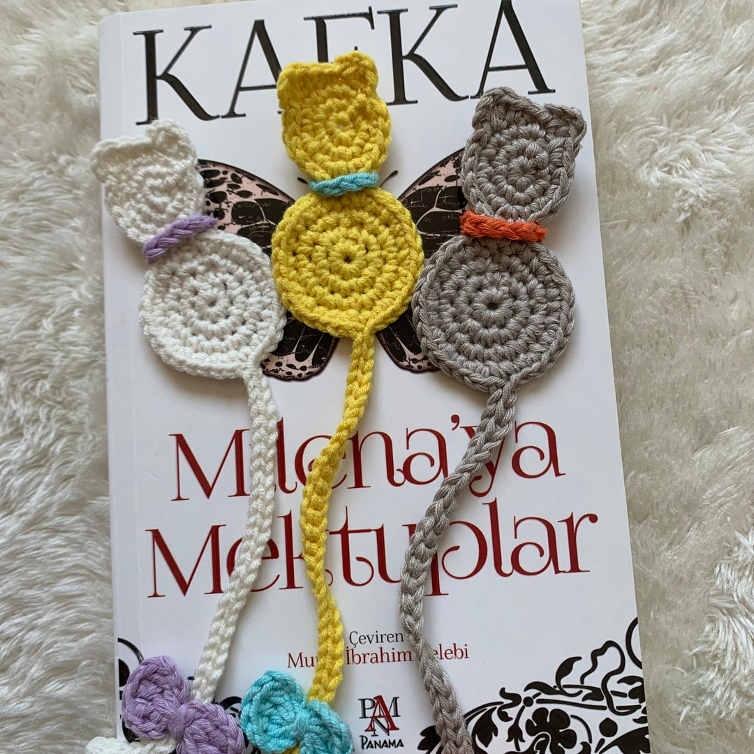 CROCHET PATTERN, Crochet Bookmark Pattern Cat, Easy Bookmark Pattern ...