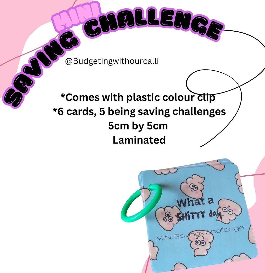Fun Mini Budgeting Gift Saving Challenge - Etsy