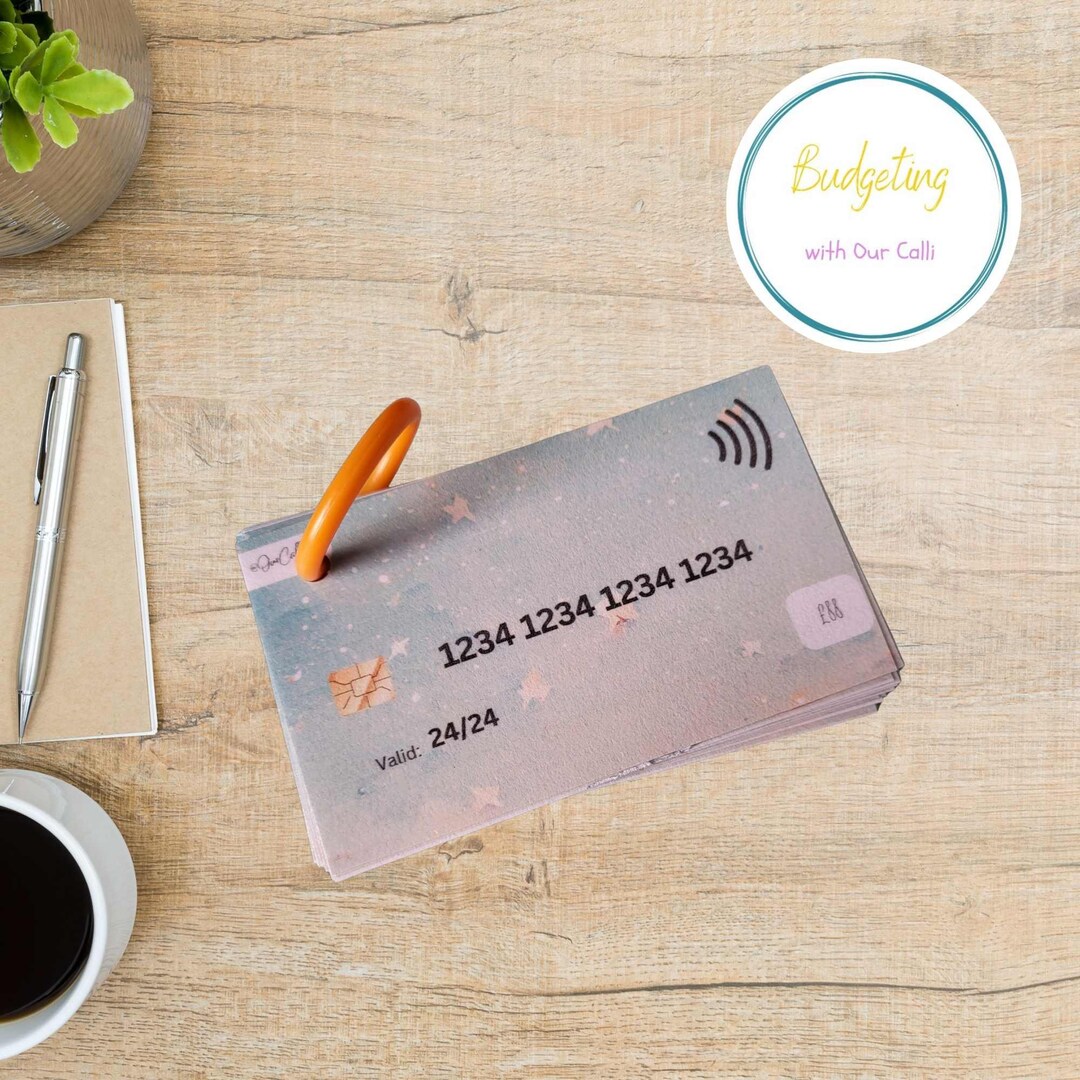 Credit Card Budgeting Funblank Monthly Saving Challenge. - Etsy