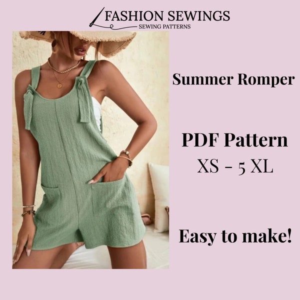 Plus Size Romper - Etsy