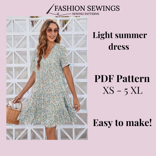 Boho Dress Pattern - Etsy