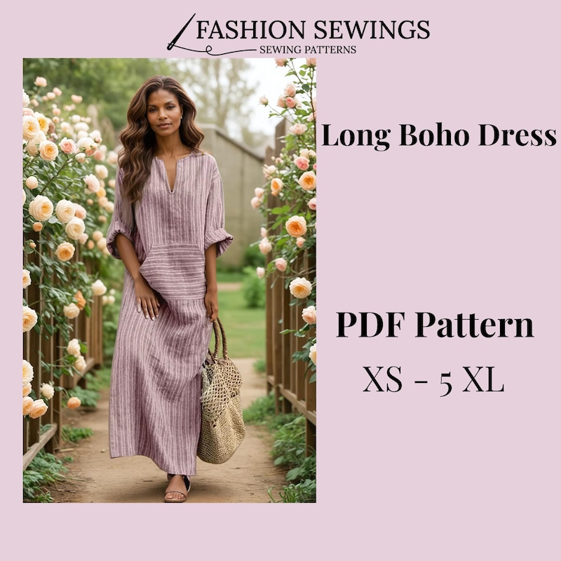 Maxi Dress Patterns - Etsy